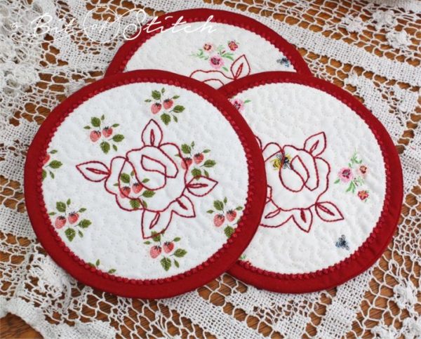 Coaster Charm Collection - A Bit of Stitch