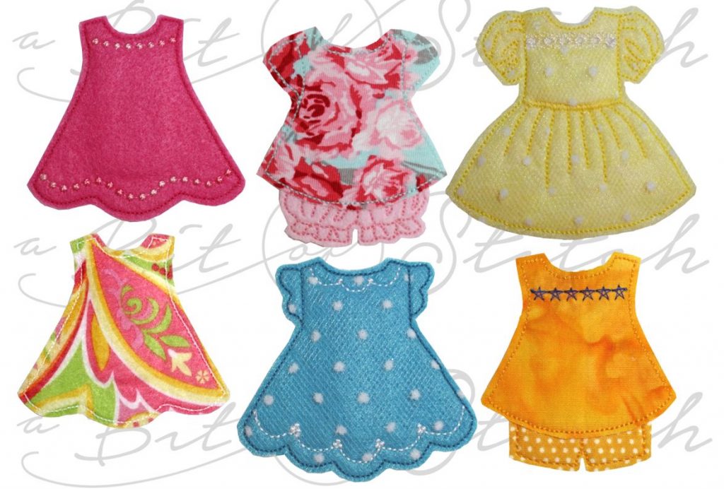 Des & Kate Paper Dolls - A Bit of Stitch