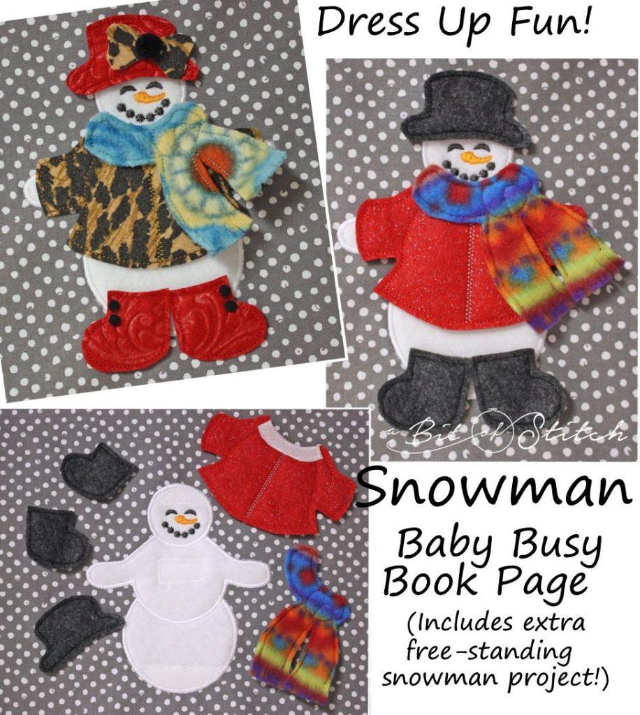 Snowman Dress Up - A Bit of Stitch