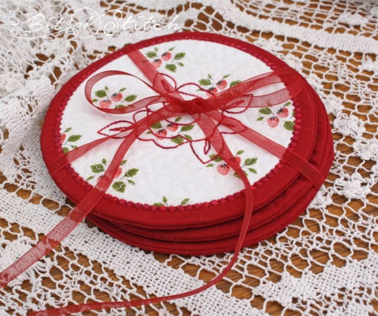 Coaster Charm Collection - A Bit of Stitch