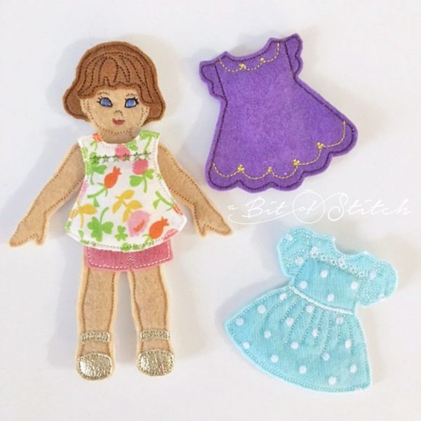 Des & Kate Paper Dolls - A Bit of Stitch