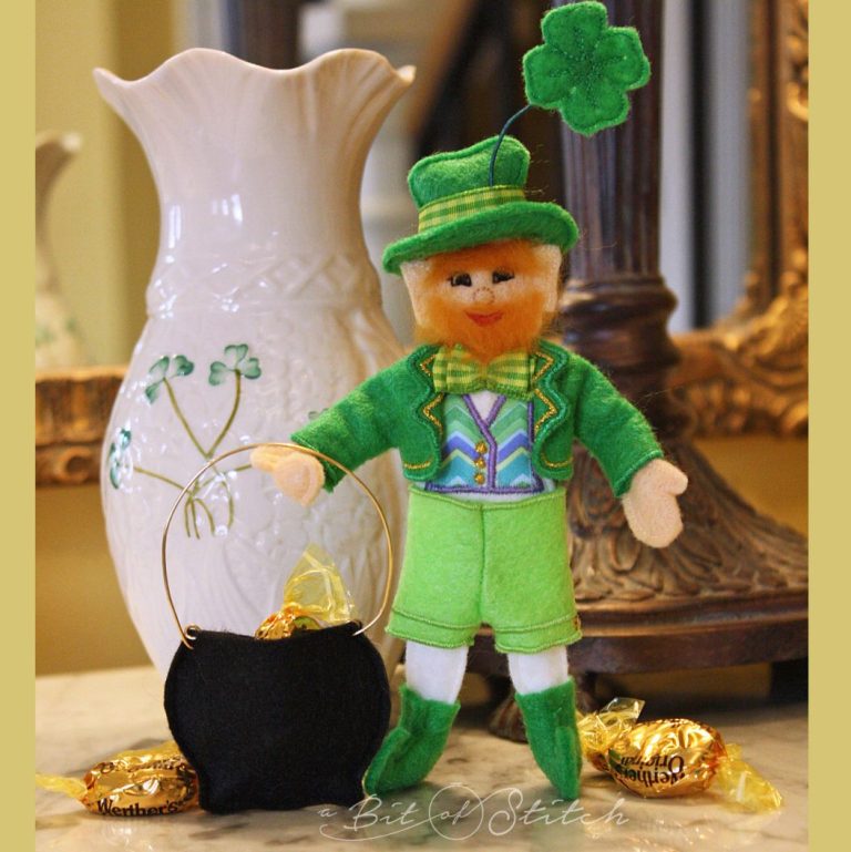 Paddy the Lucky Leprechaun - A Bit of Stitch
