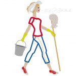 Spring Cleaning Girls - A Bit of Stitch
