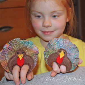 Tom the Turkey Finger Puppet - A Bit of Stitch