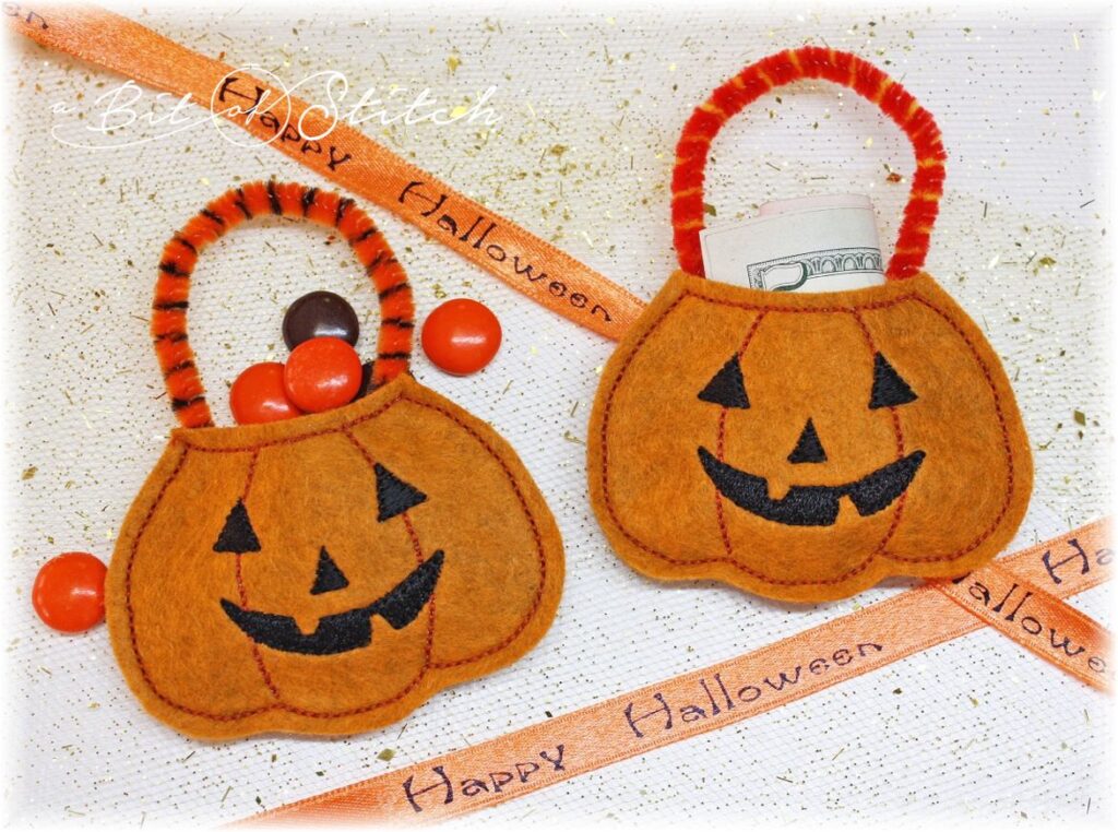 Treat Pumpkin Freebie - A Bit of Stitch