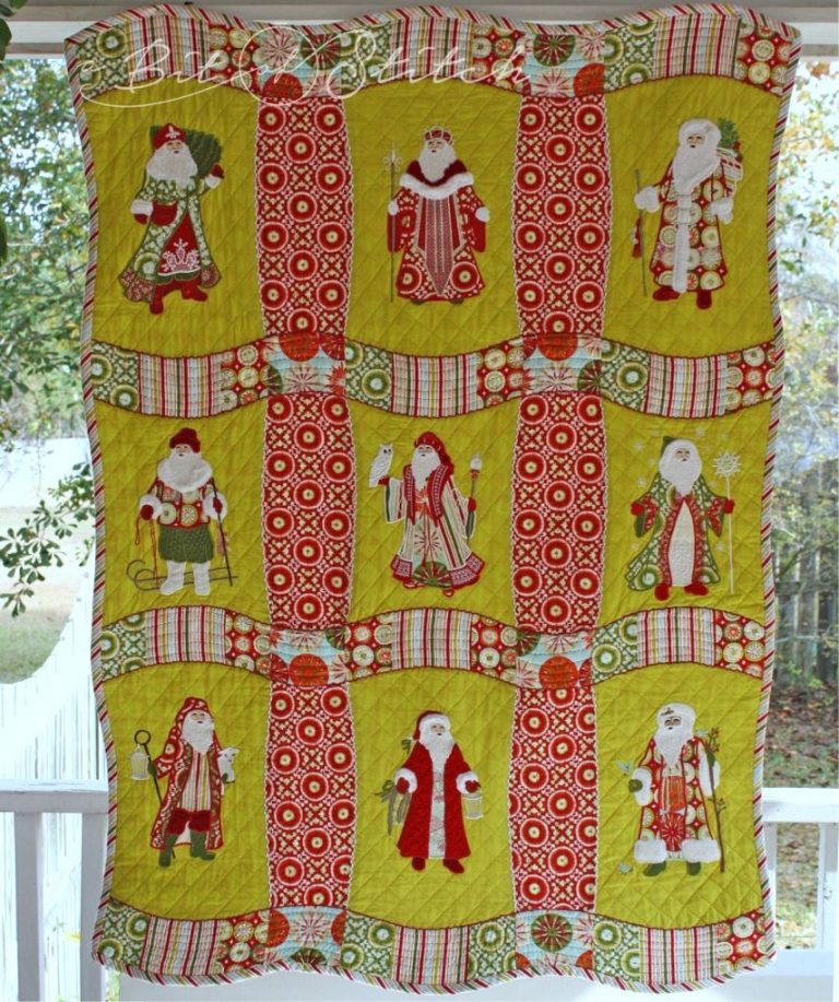 Winding Whimsy Quilt & Stocking Pattern - A Bit of Stitch