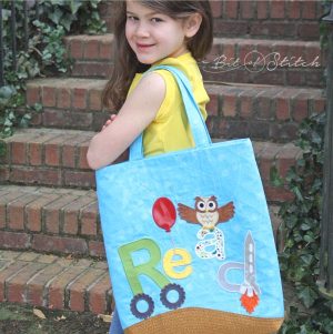 READ! A Bookbag Project - A Bit of Stitch