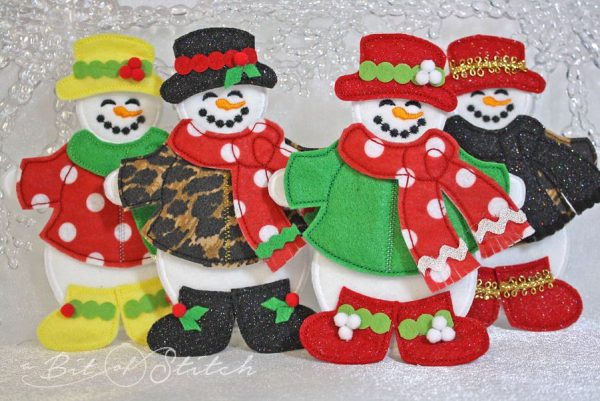 Snowman Dress Up - A Bit of Stitch