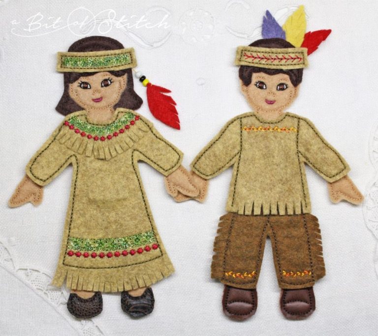 Ben & Morgan Paper Dolls - A Bit of Stitch