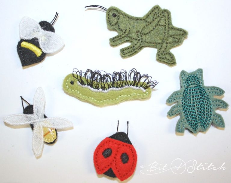 Bug Me - A Bit of Stitch