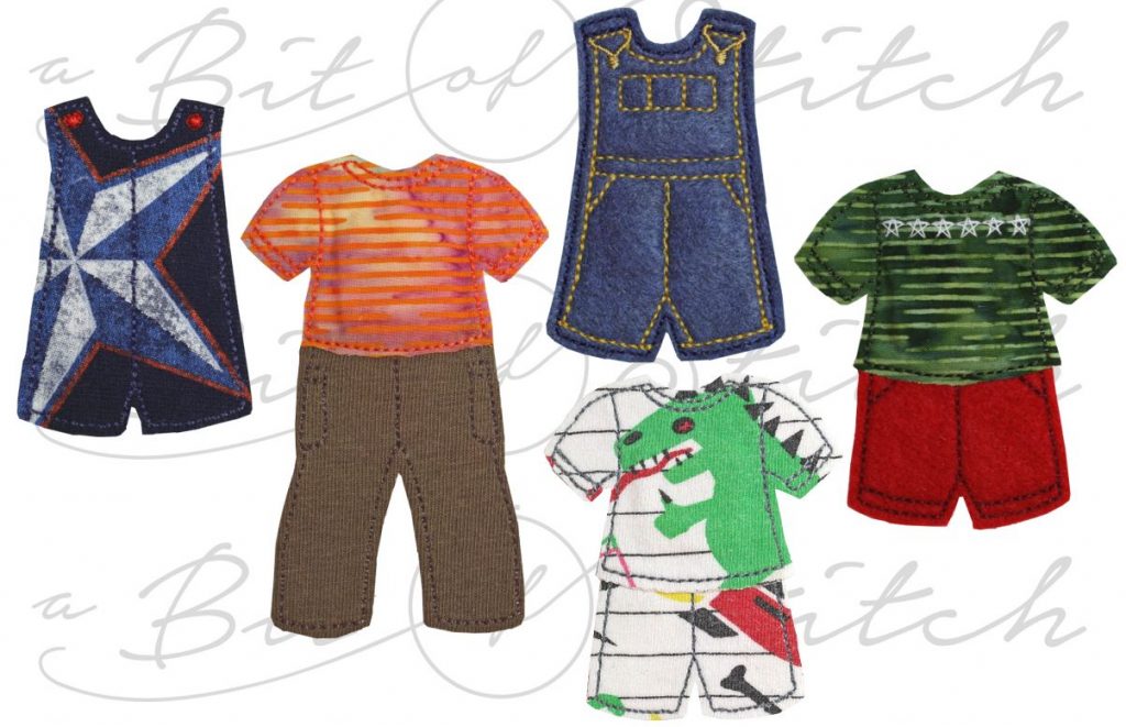 Des & Kate Paper Dolls - A Bit of Stitch