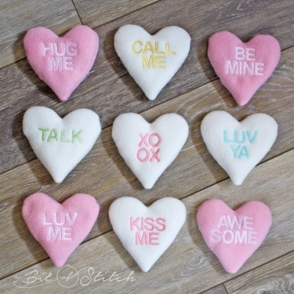 Valentine Tic-Tac-Toe - A Bit of Stitch