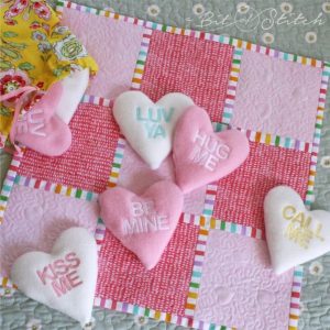 Valentine Tic-Tac-Toe - A Bit of Stitch