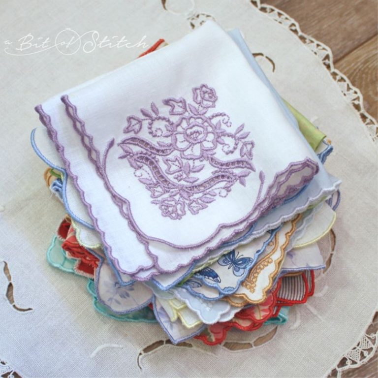 Hankie Dainties - A Bit of Stitch