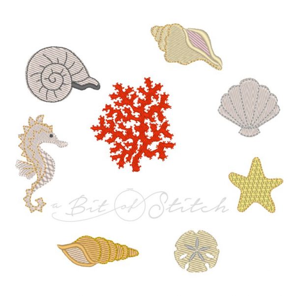 Beach Treasures - A Bit of Stitch