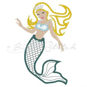 Mermaid Applique - A Bit of Stitch