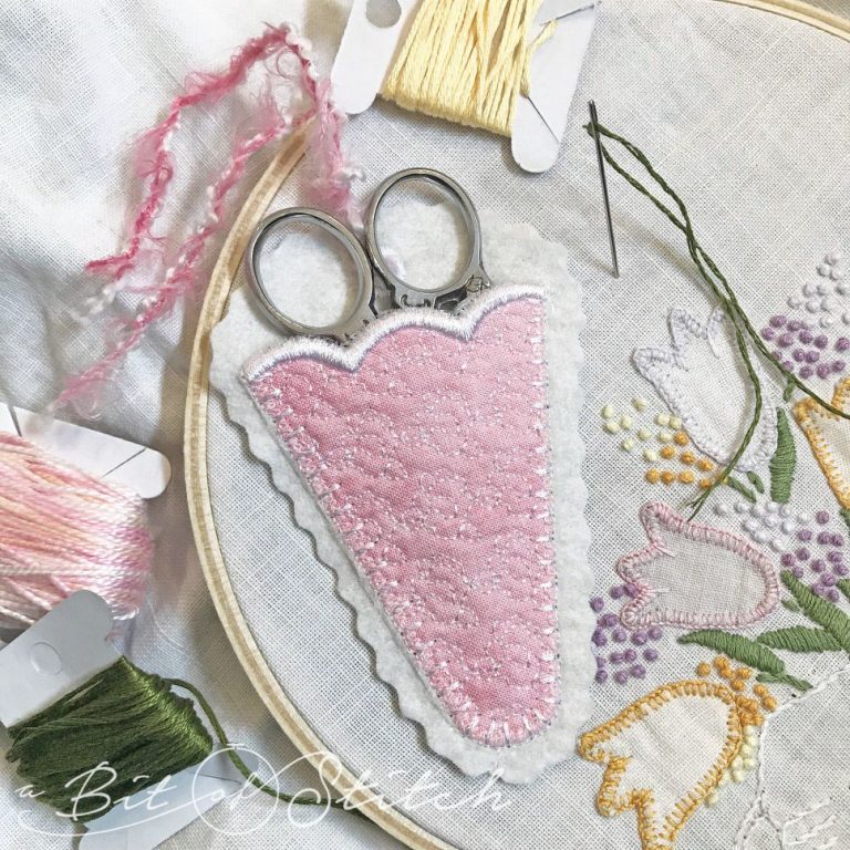 Sweet & Simple Scissor Case - A Bit of Stitch