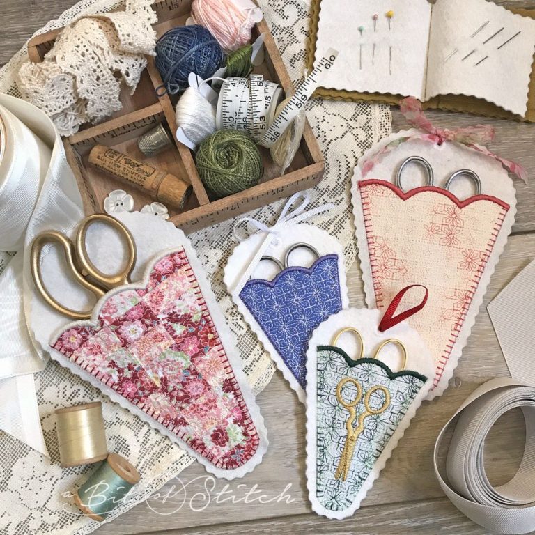 Sweet & Simple Scissor Case - A Bit of Stitch