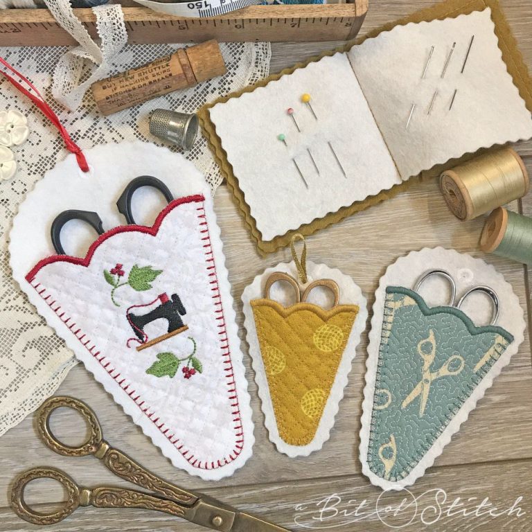 Sweet & Simple Scissor Case - A Bit of Stitch