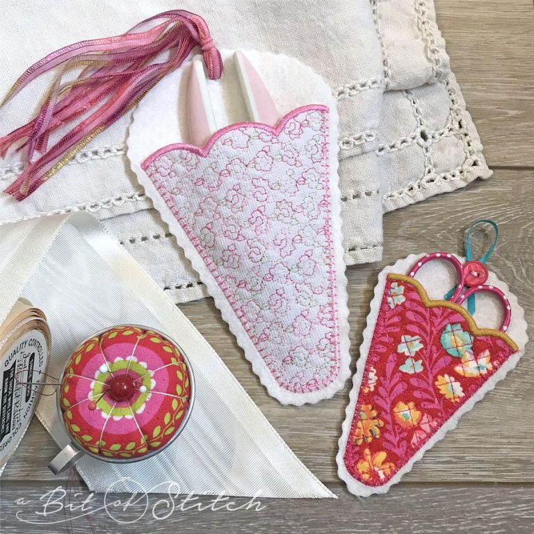 Sweet & Simple Scissor Case - A Bit of Stitch