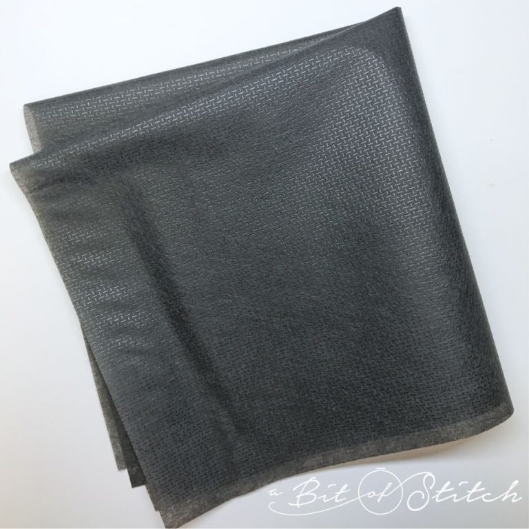 Soft Tear-Away Fusible Stabilizer - A Bit of Stitch