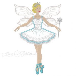 Sugarplum Fairy Applique - A Bit of Stitch