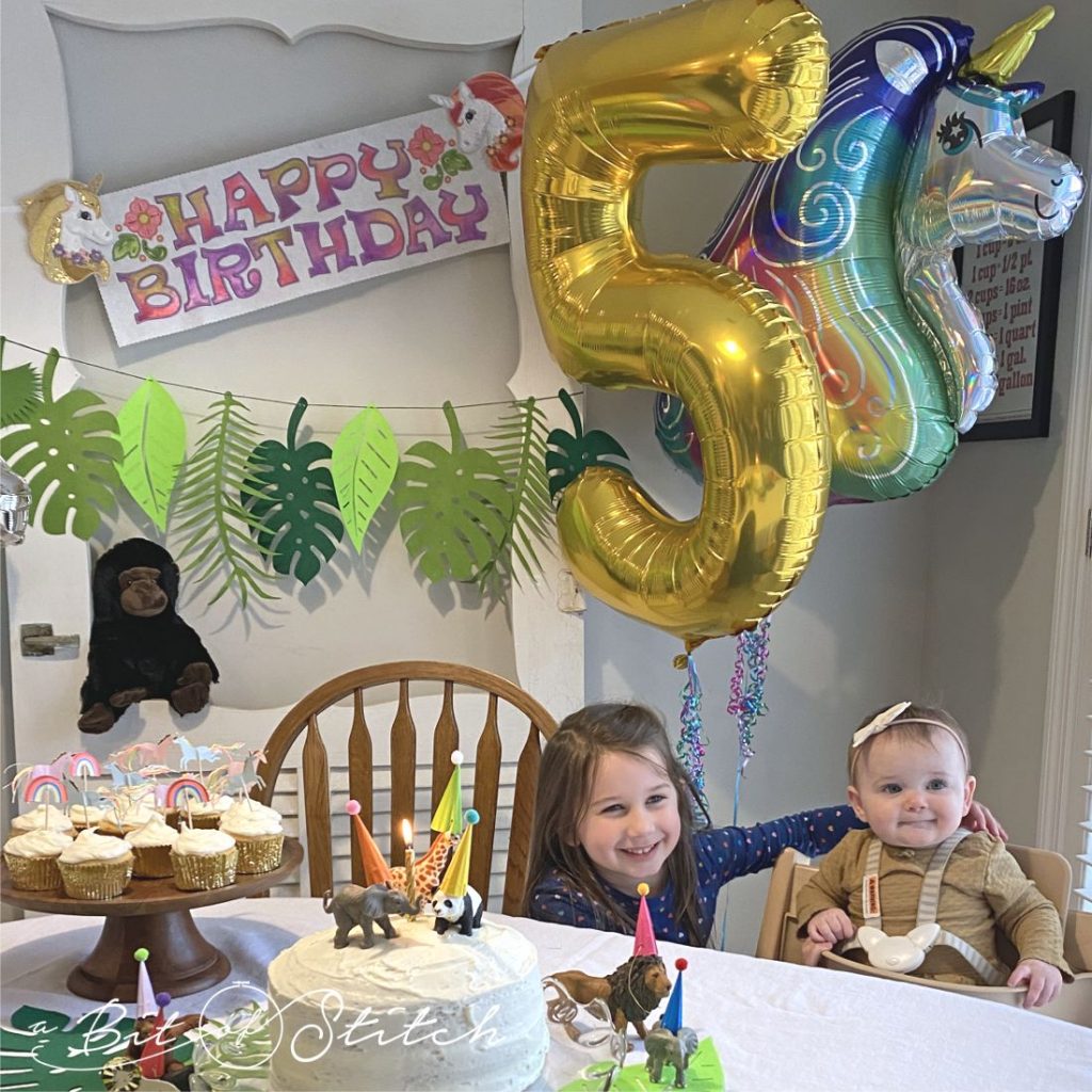 Kate’s Birthday Banner - A Bit of Stitch