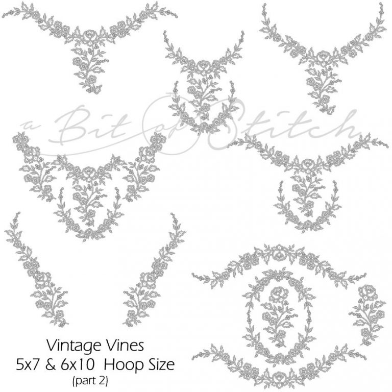 Vintage Vines - A Bit of Stitch