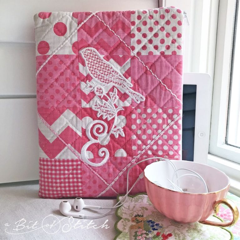 Pretty in Pink! Tablet Case - A Bit of Stitch