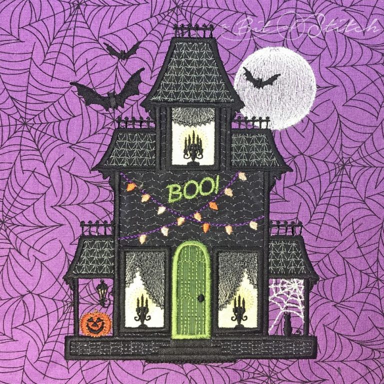 Boo House - A Bit of Stitch