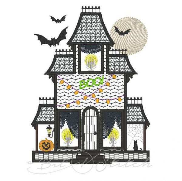 Boo House - A Bit of Stitch