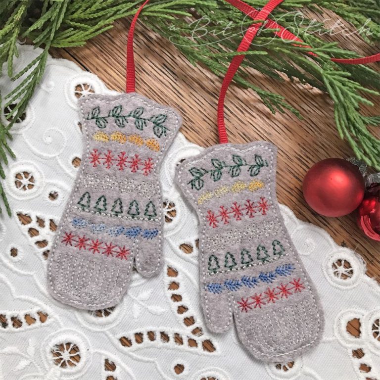 Fancy Mitten Freebie - A Bit of Stitch