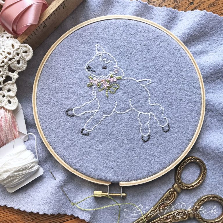 Sock Doll Face (Hand Embroidery) - A Bit of Stitch