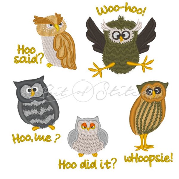 Hoot & Holler - A Bit of Stitch