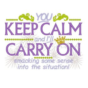 Keep Calm - A Bit of Stitch