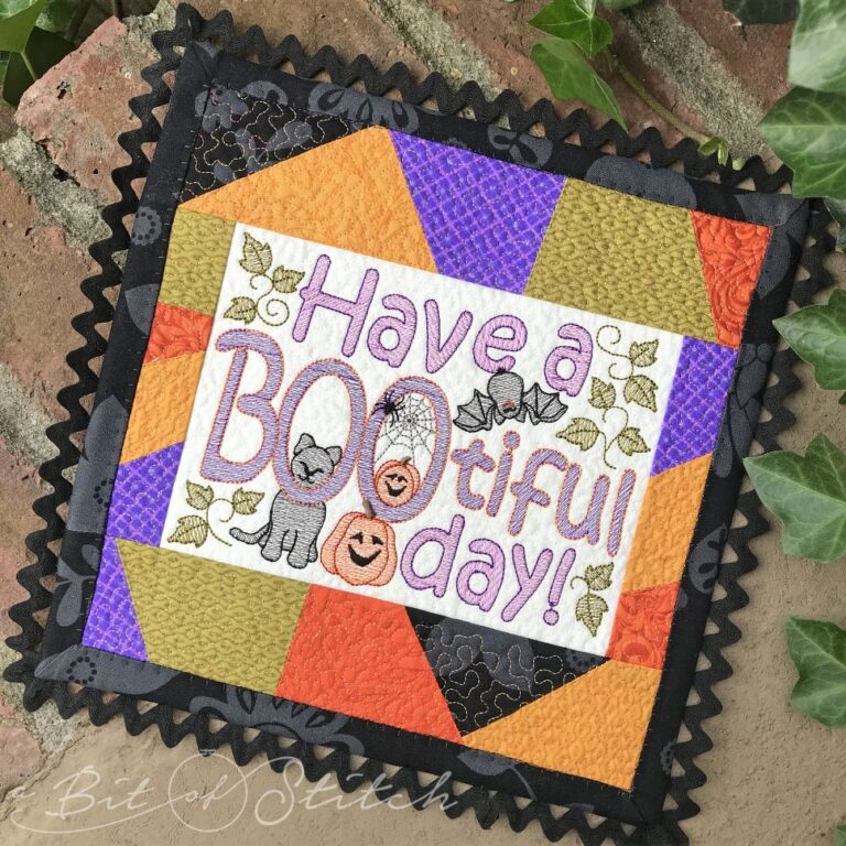 Bootiful Day - A Bit of Stitch