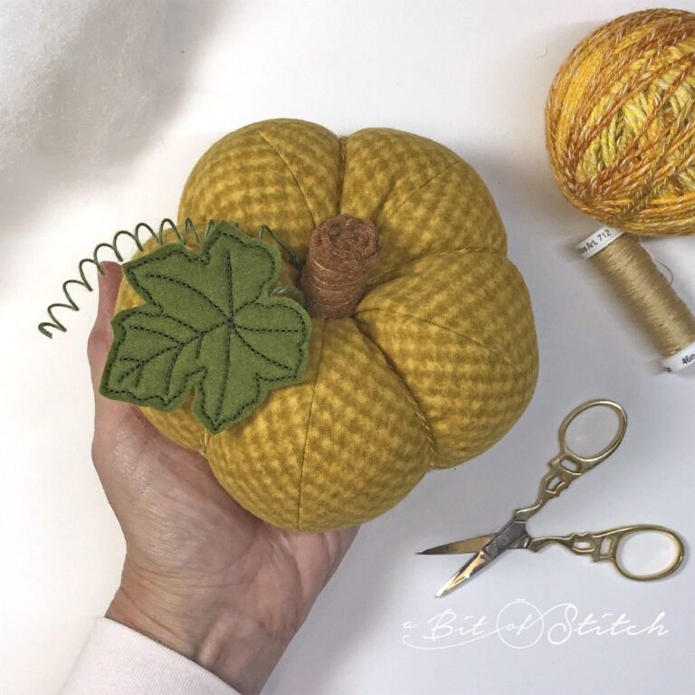 Sew a Pumpkin! - A Bit of Stitch