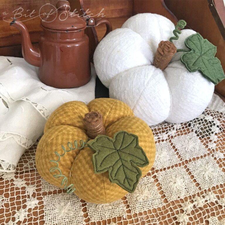Sew a Pumpkin! - A Bit of Stitch