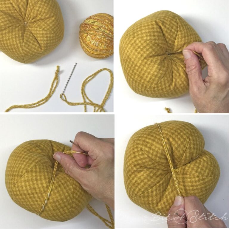 Sew a Pumpkin! - A Bit of Stitch