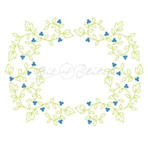 Berry Vine Frame - A Bit of Stitch