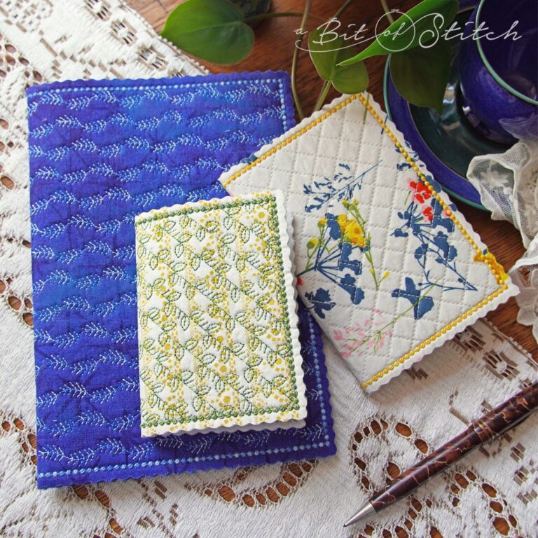 Notebook Covers - A Bit of Stitch