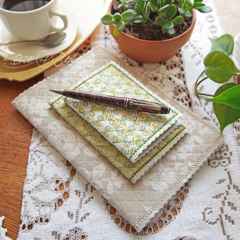 Notebook Covers - A Bit of Stitch
