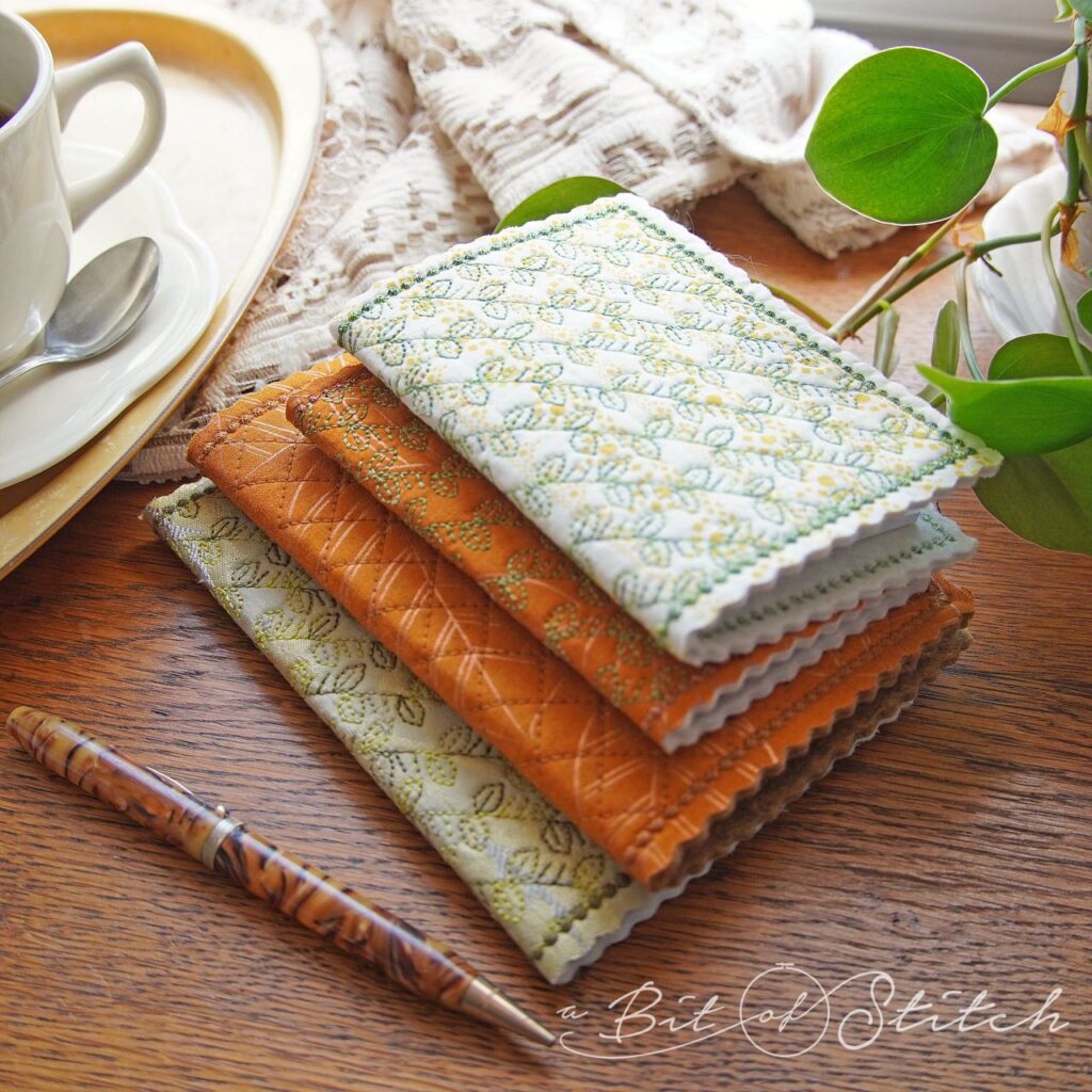 Notebook Covers - A Bit of Stitch