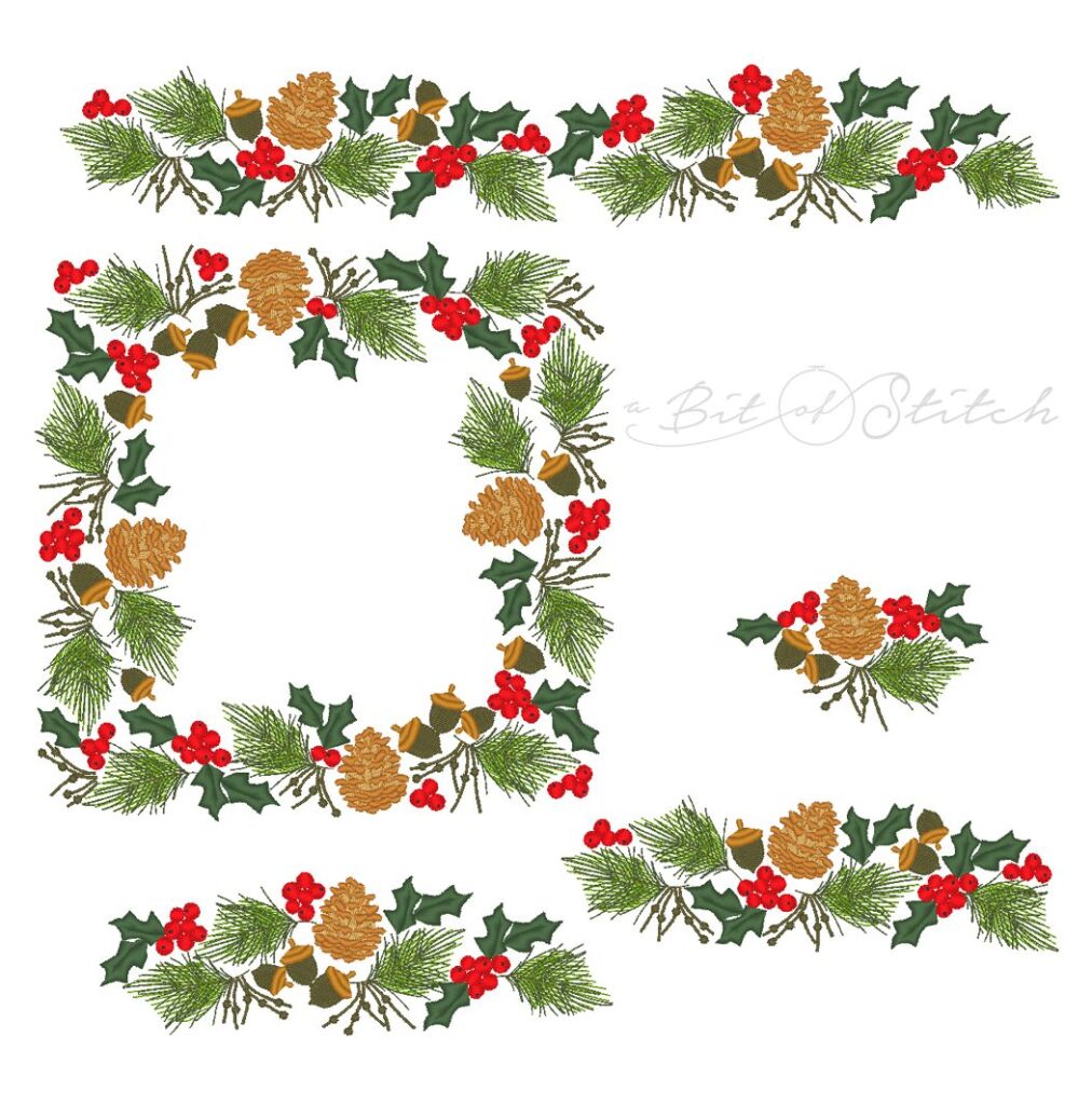 Winter Garland - A Bit of Stitch