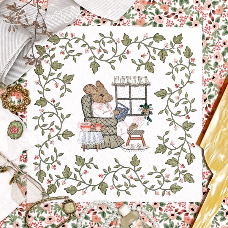 Miss Mouse in the House - A Bit of Stitch