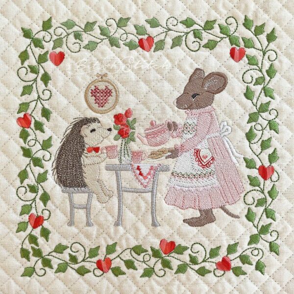 Miss Mouse Serves Tea - A Bit of Stitch