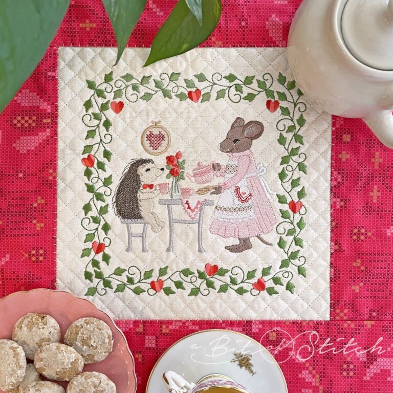 Miss Mouse Serves Tea - A Bit of Stitch